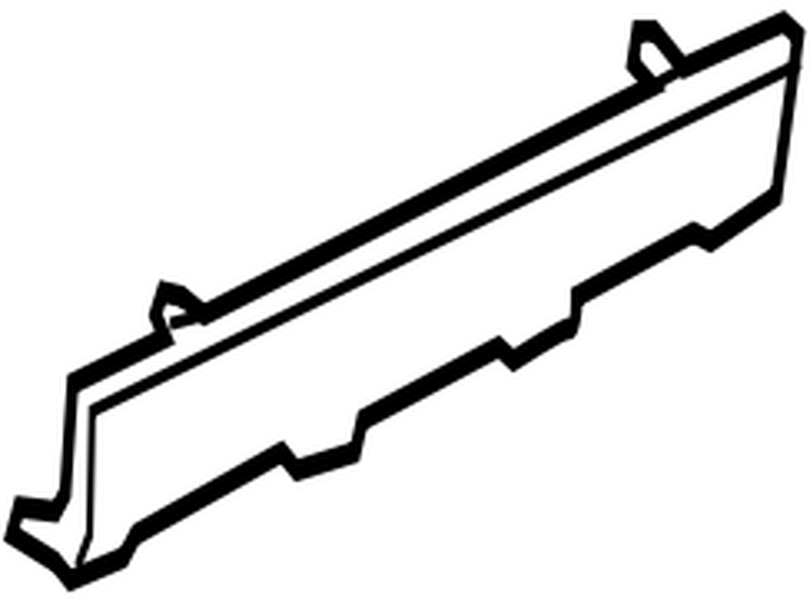 52169-35031 Toyota Cover, rear bumper, lower 5216935031, New Genuine ...