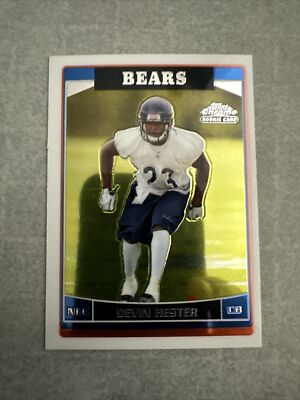 DEVIN HESTER 2006 Topps Chrome Base Rookie Card #252 Chicago Bears HOF ...