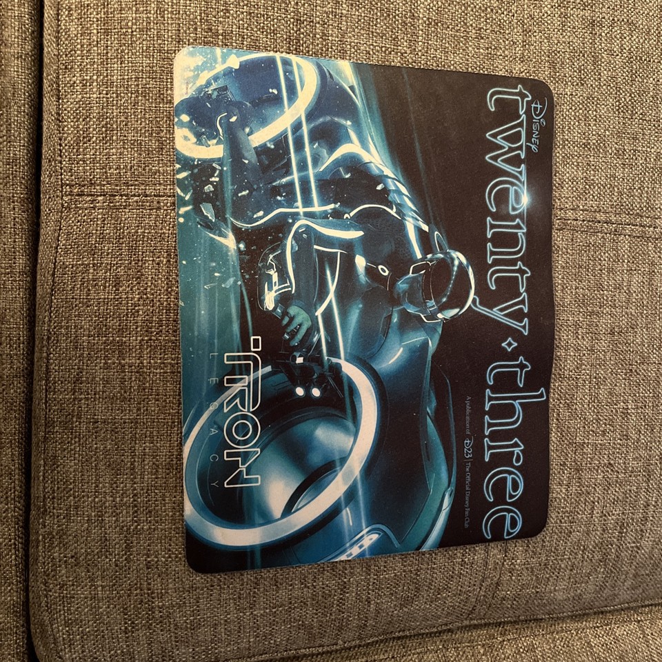 Disney D23 Magazine Tron Legacy Mouse Pad | eBay