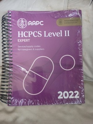 2022 HCPCS Level II Expert: ServiceSupply Codes for Caregivers -NEW | eBay