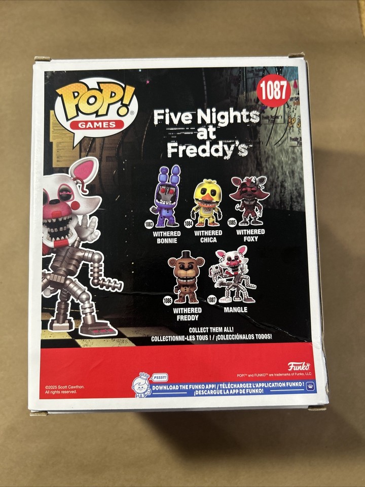 Funko POP! Five Nights at Freddy's Mangle Super 6" Figure 1087 Box ...