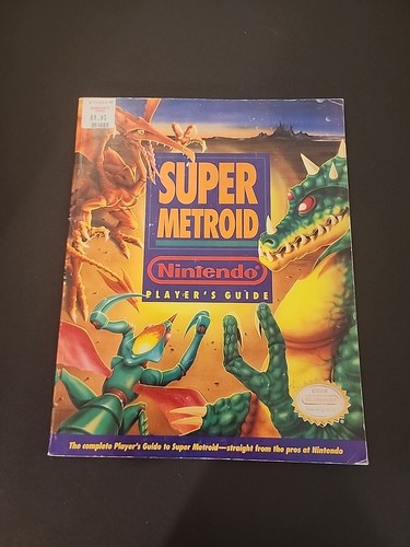 Super Metroid Nintendo Power SNES Strategy Player's Guide w/ Fold Out ...