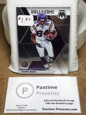 2020 Mosaic #283 Randy Moss Hall of Fame Minnesota Vikings | eBay