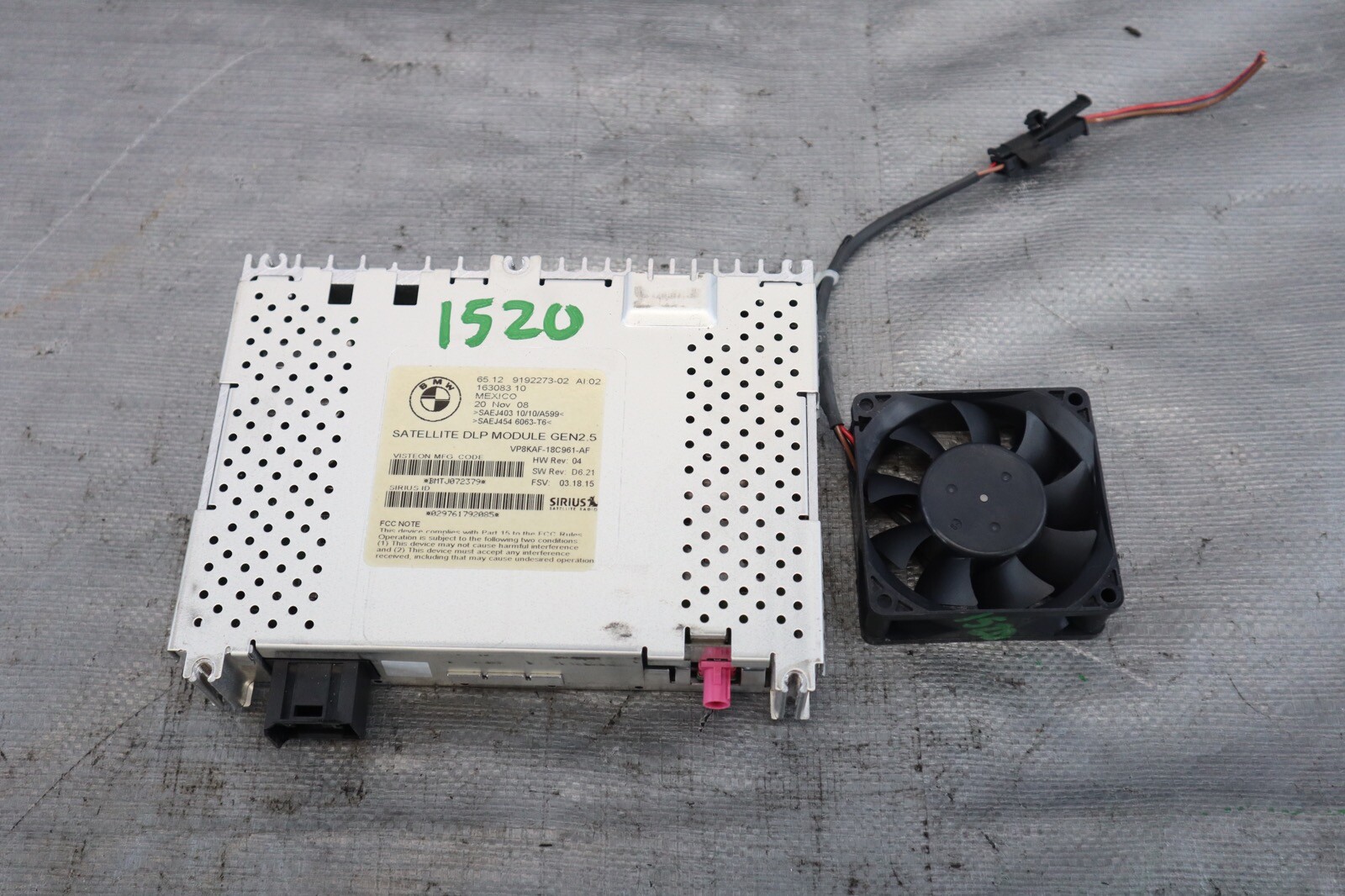 2009 BMW M3 SEDAN E90 E92 4.0L V8 S65 OEM SATELLITE DLP MODULE GEN2.5 ...