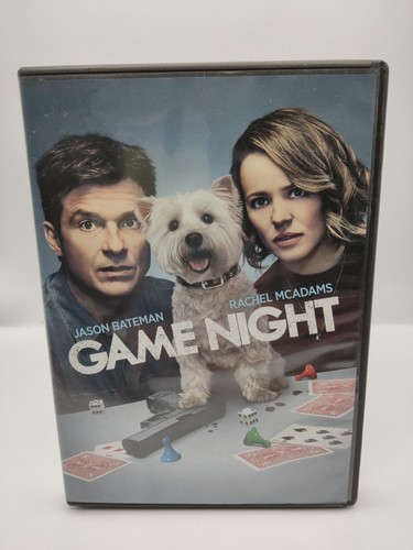 Game Night DVD Widescreen 2018 (Jason Bateman, Rachel McAdams, Sharon ...