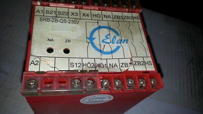Elan SRB-ZB-QS-230V SRBZBQS230V Safety Relay ... AS IS | eBay