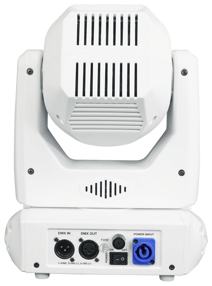 Rockville ROCK SPOT 260W White Moving Head Wireless DMX DJ Spot/Prism ...