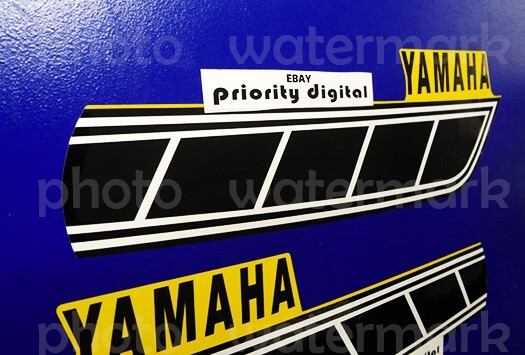 1977 Yamaha YZ80 2pc tank decals 77' graphics stickers kit VMX YZ 80 | eBay