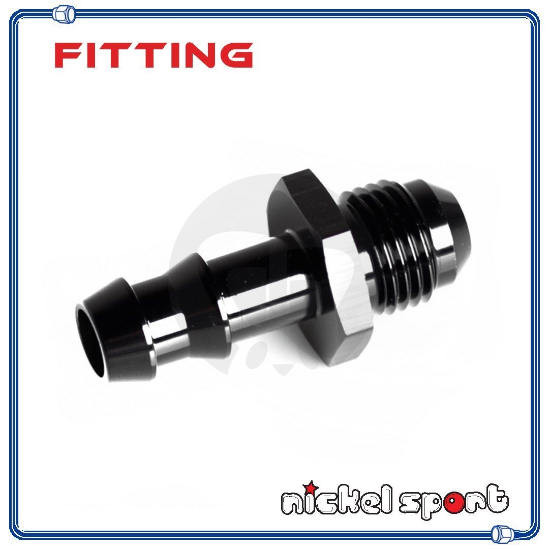 6AN AN6 to Ø12 Barb Straight Fitting Fuel Line | eBay