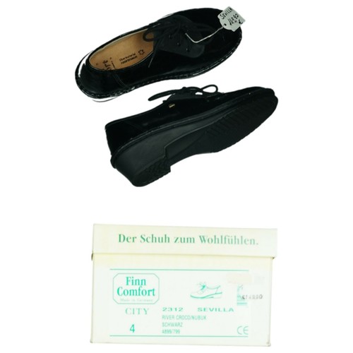 Finn Comfort Sevilla Shoes With Insoles Lace-Up Shoe Gr4 / 37 Black ...