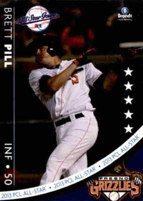 2013 Pacific Coast League All-Stars Brandt #23 Brett Pill Covina ...
