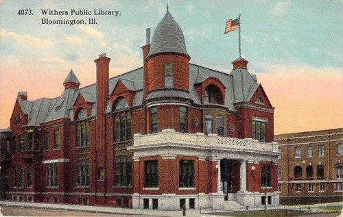 Withers Public Library, Bloomington, Ill. | eBay