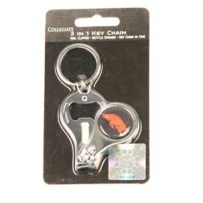 NCAA Arkansas Razorbacks 3 in 1 Keychain Nail Clipper Bottle Opener New ...