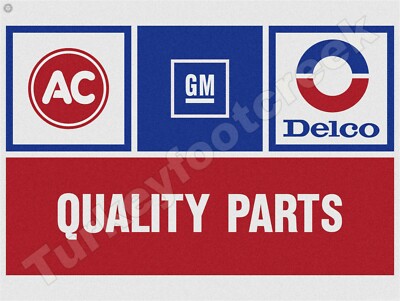ACDelco Quality Parts 9" x 12" Metal Sign | eBay