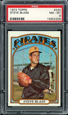 1972 Topps Baseball #320 Steve Blass PSA 8 | eBay