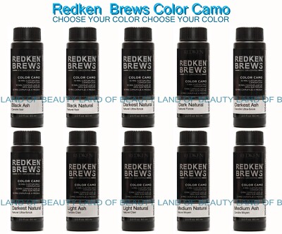Redken BREWS Color Camo Haircolor 5 Min Custom Gray Camouflage 2oz ...