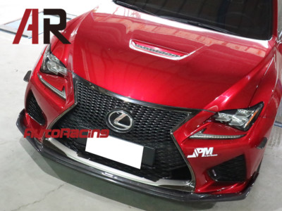CF G Style Carbon Fiber Front Bumper lip For 2015-2018 LEXUS RCF RC-F ...