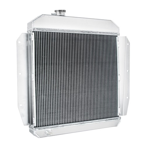 3 Row Aluminum Radiator For 1955-1959 1957 1958 Chevy Pickup Truck 3.8L ...