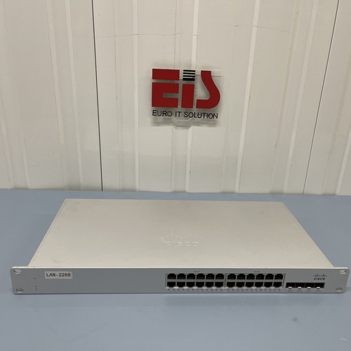 Cisco Meraki MS210-24P-HW 24-Port Gig PoE+ Switch + 4 X SFP Ports ...