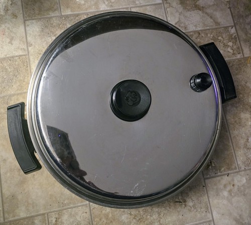 Liquid Core Electric Skillet Royal Prestige 11” Frying Pan w/ Lid And ...