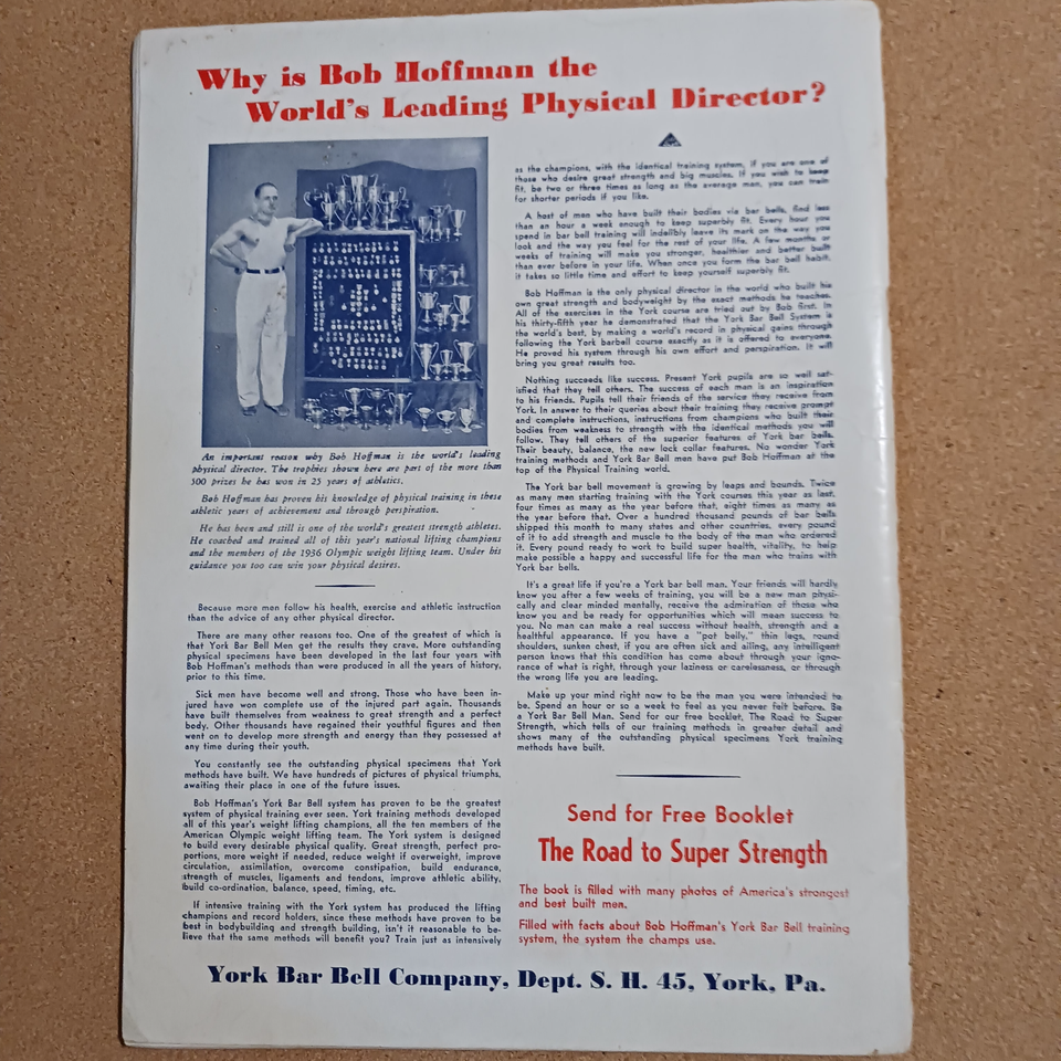 Vintage Strength and Health Magazine September 1936/Body Building | eBay