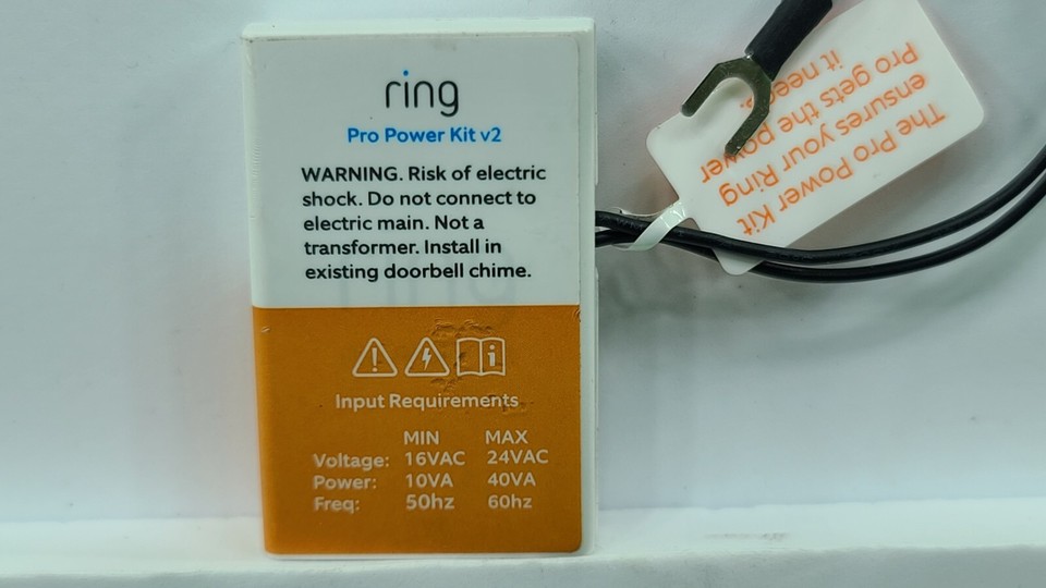 New Ring Video Doorbell Pro Power Kit V2 | eBay