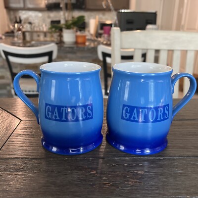 Florida Gators 16 oz Ceramic Mugs Tchotchke’s San Diego CA 2 Pack | eBay