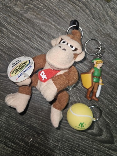 vintage Nintendo Keychain lot zelda donkey kong tennis | eBay