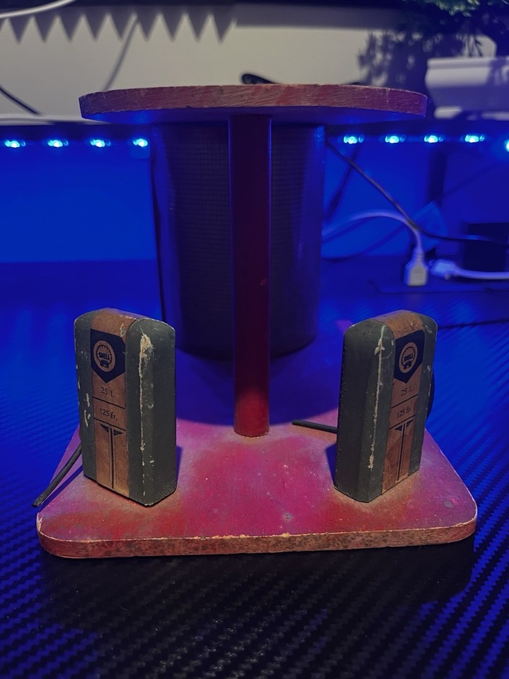 Antique 1940s Wooden Shell Gas Station Toy | eBay