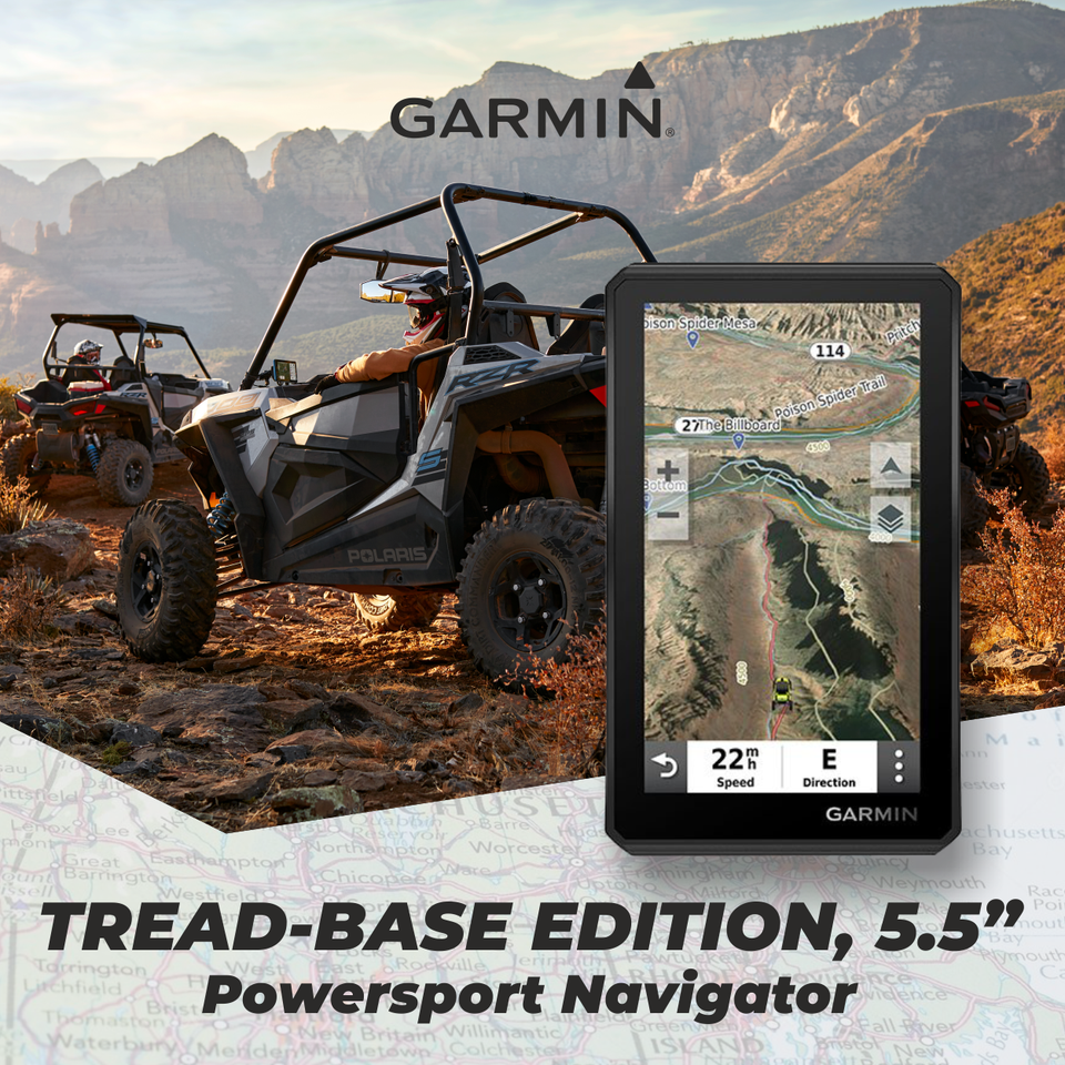 Garmin Tread Base Edition 5.5in Off-Road GPS Navigator with PowerPack ...