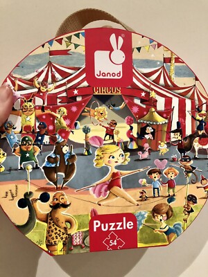 Janod jigsaw puzzle 54 pieces 5-8 years Circus | eBay Australia