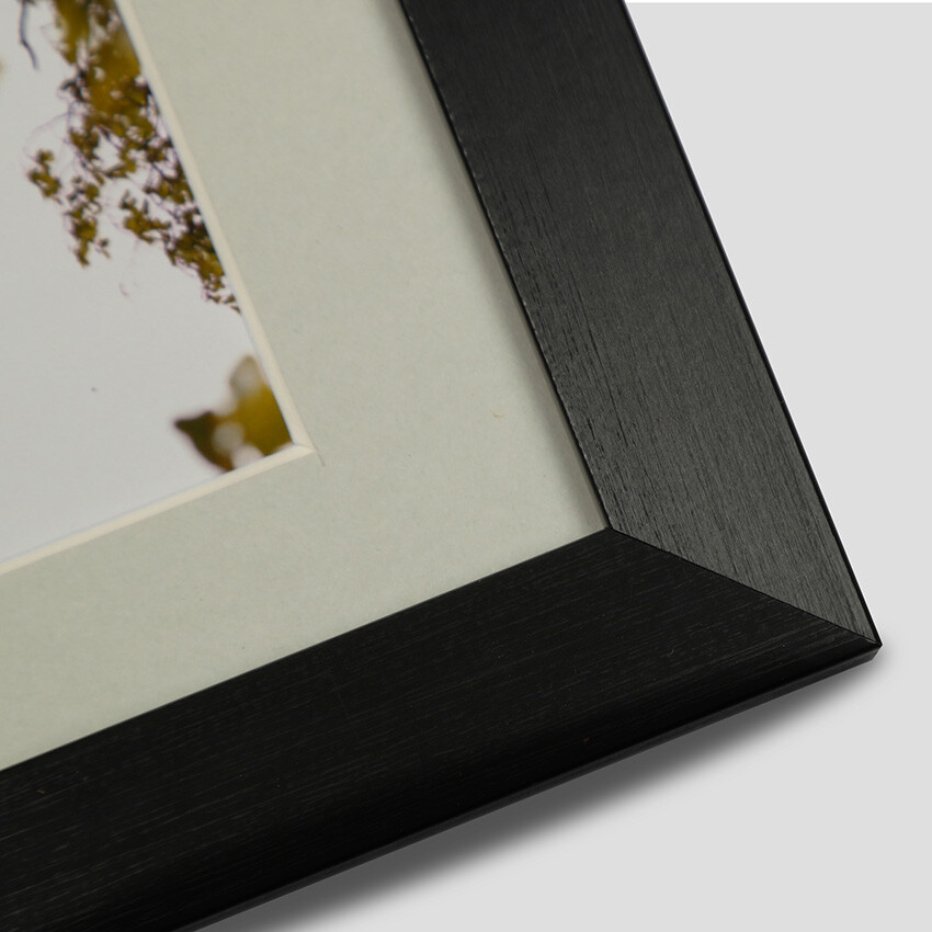 BLACK A3 PHOTO FRAME incl SOFT WHITE Mount for A4 PICTURE ART CRAFT ...