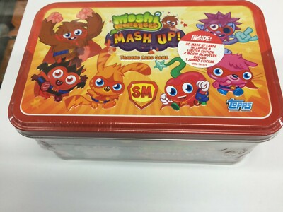 Topps Moshi Monsters Trading Card Game Tin (includes 20 Mesh Up Cards ...