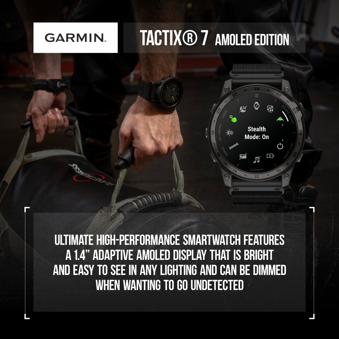 Garmin Tactix 7 AMOLED Military Tactical GPS Smartwatch 810132452239 | eBay