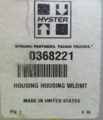 NEW Old Stock 0368221 Hyster Housing Weldement 368221 OEM | eBay
