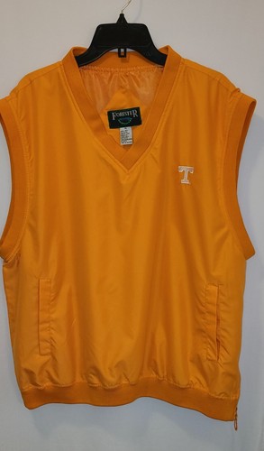 MENS TENN VOLS FORESTER RUGGED WEAR OUTFITTERS SZ XL ORANGE WINDBREAKER ...