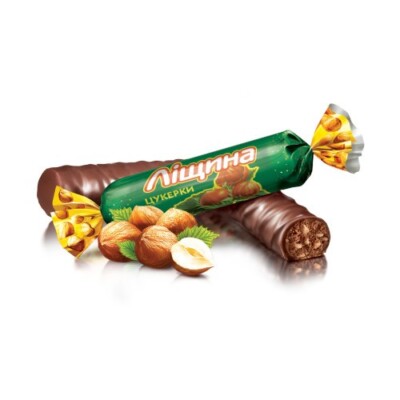 Ukrainian Sweets ROSHEN Milk Chocolate Candy "Leshchina" Hazelnuts 200g ...