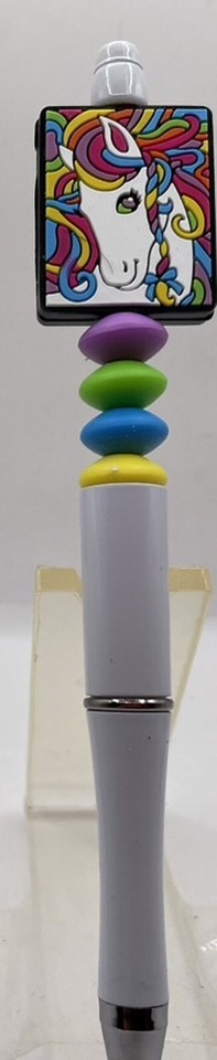 Beaded Ballpoint Pen….horse Head Multi-color Mane | eBay