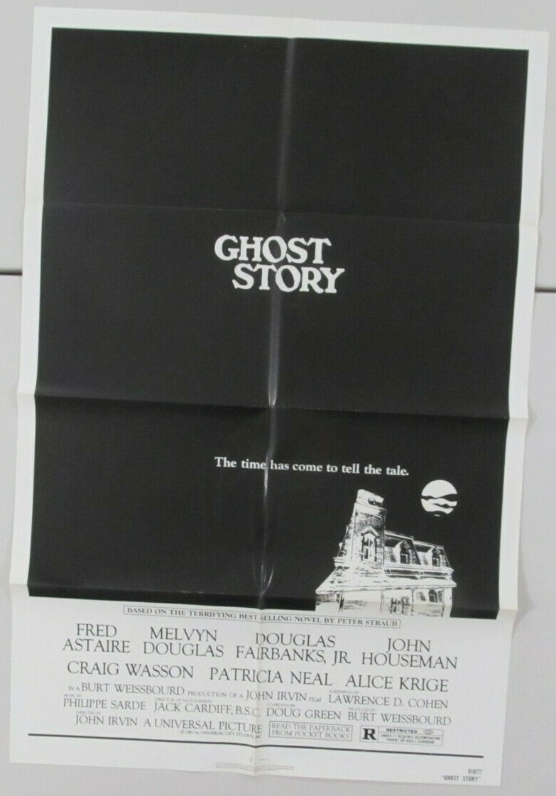 GHOST STORY ORIGINAL MINT 27X41 FOLDED MOVIE POSTER 1981 HORROR FRED ...