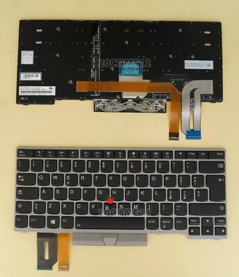 For Lenovo Thinkpad E480 E485 E490 E495 Keyboard Backlit Italian ...
