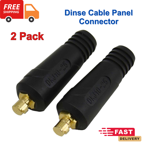 TIG Welding Cable Panel Connector-Plug DKJ10-25 200Amp Dinse-Style Quick Fitting | eBay