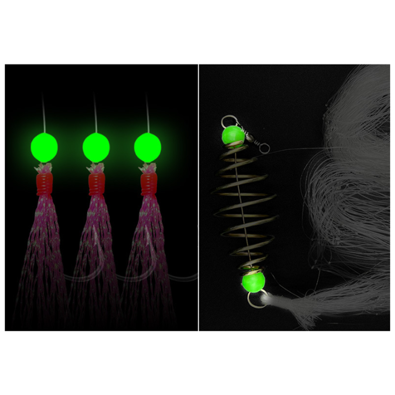 2Set 1000pcs/Box Fishing Round Plastic Beads Luminous Fishing Tackle ...