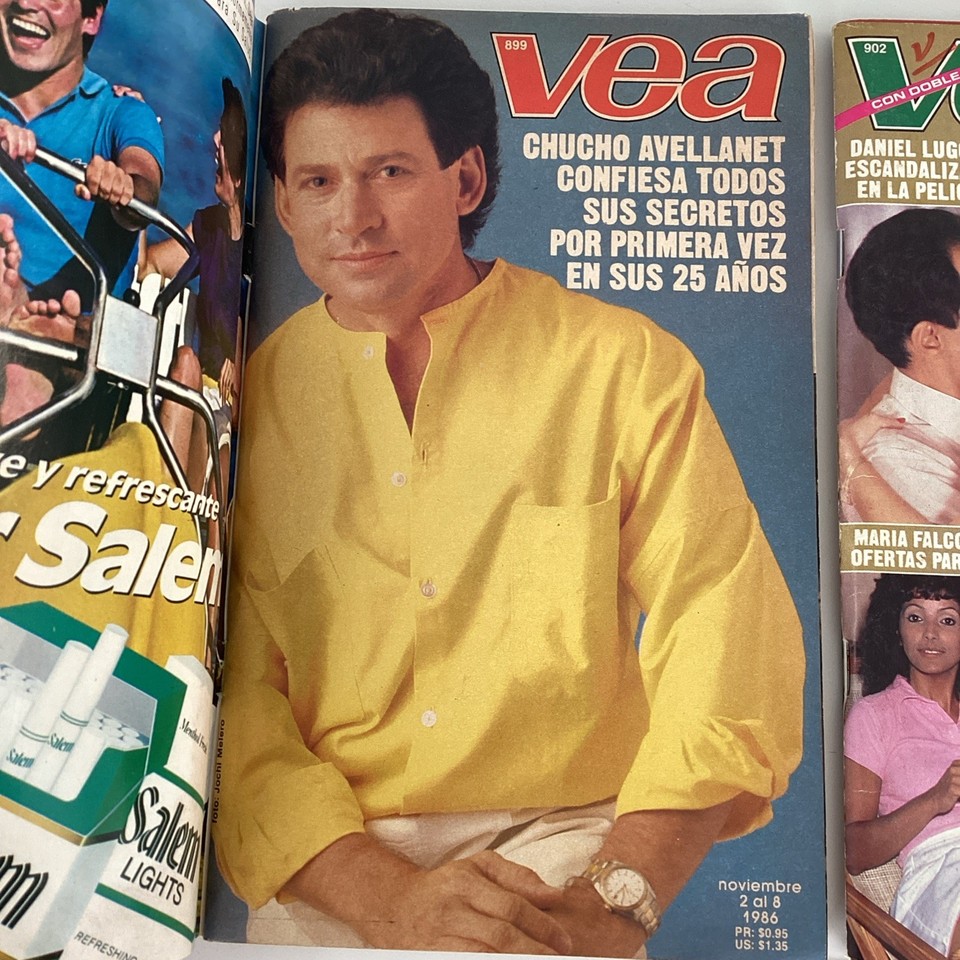 1986 TV GUIDE MAGAZINE REVISTA VEA #899 & #902 PUERTO RICO PR CHUCHO ...