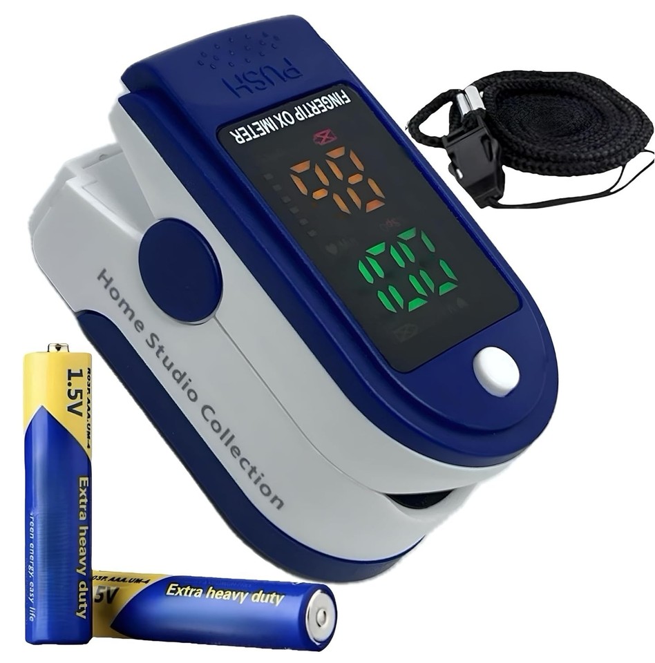 Finger Tip Pulse Oximeter LED Blood Glucose Meter For Hospital ...