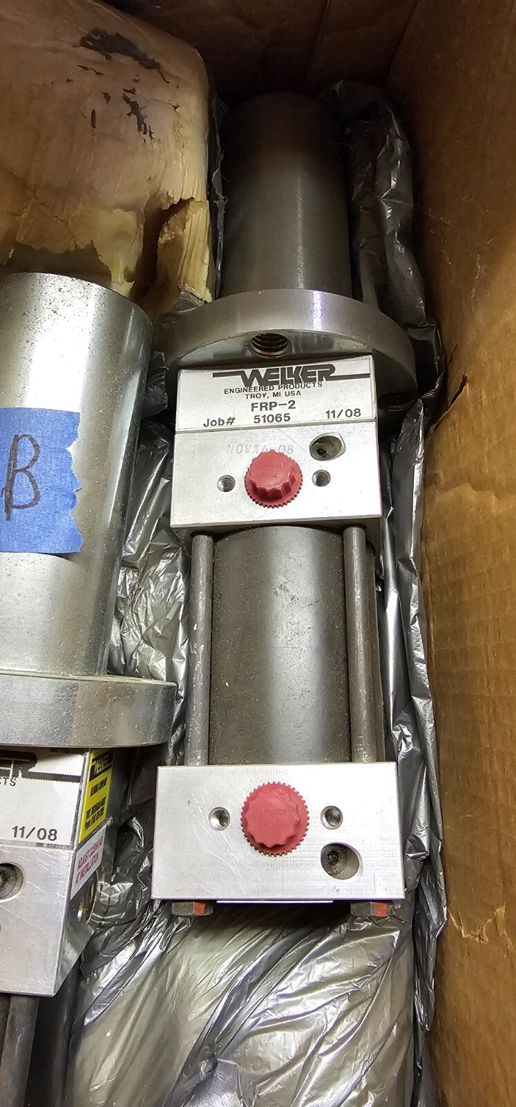 WELKER WCP-002 FRP-2,AIR CYLINDER,LIMITER LOCK OUT PIN, (Pair- 2pcs) | eBay