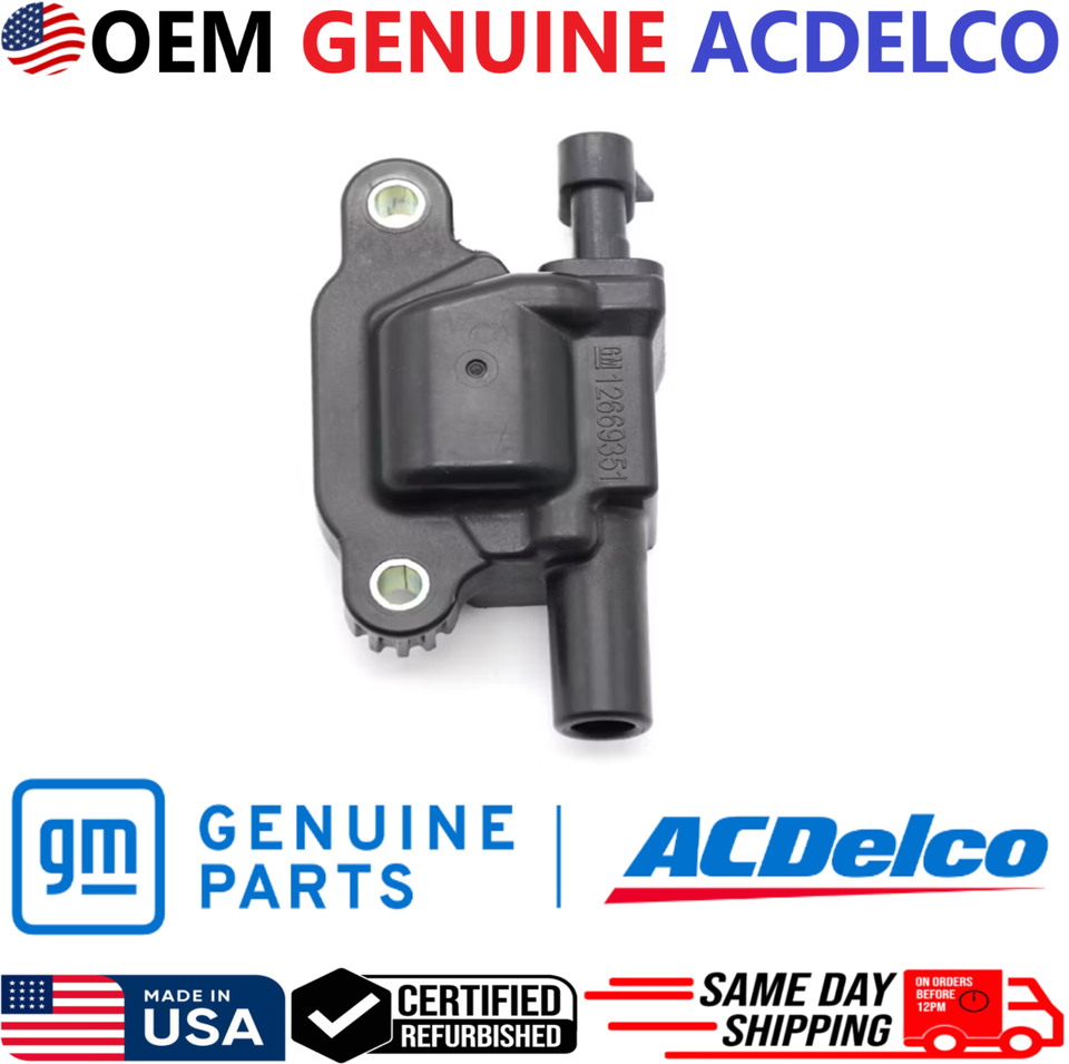 GENUINE ACDELCO x8 Ignition Coils For 2005-2016 Cadillac GMC Chevrolet ...