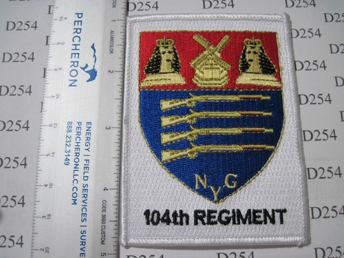 Army 104th INFANTRY REGIMENT Crest Pocket PATCH color insignia DI DUI ...