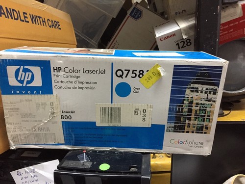 HP Q7581A 503A Cyan - COLOR Toner for LaserJet CP3505 - GENUINE NEW ...
