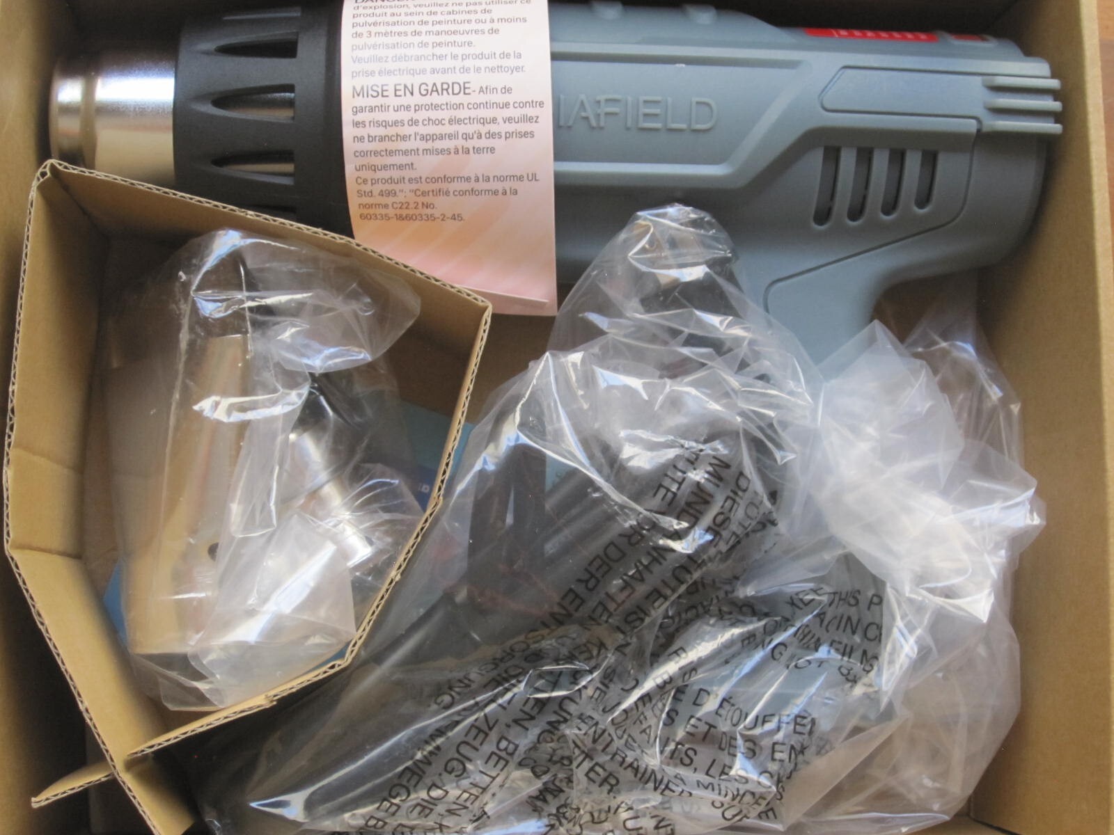 Heat Tool Diafield 1850w with Variable Temp Range 112F to 1202F NEW | eBay