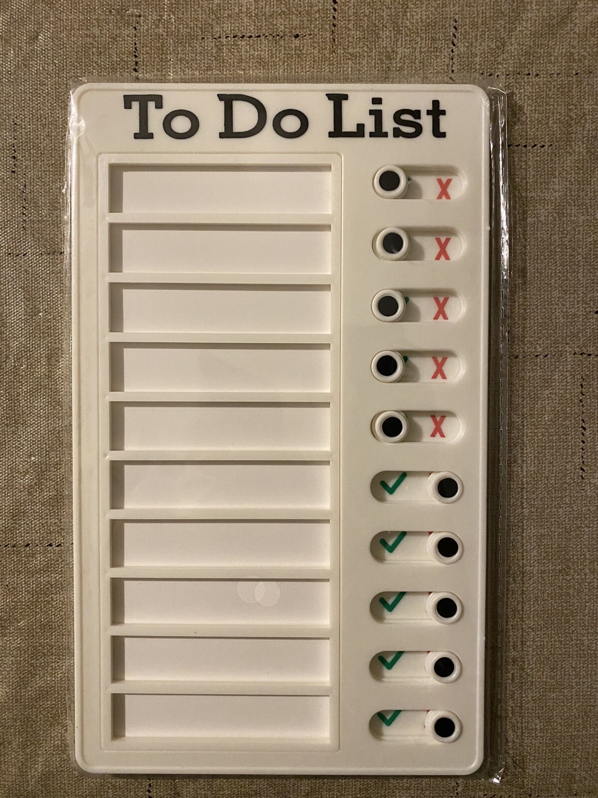 To Do List Memo Plastic Board Planner Notes. Reusable! | eBay